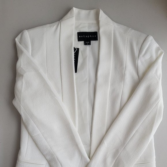 Metaphor | Jackets & Coats | New Metaphor Women Blazer Jacket Whitesize ...